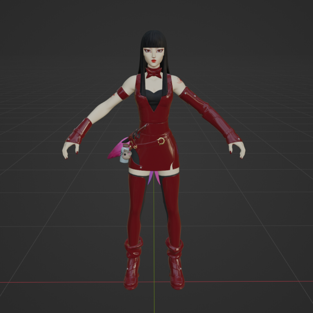 Crossheart - Fortnite 3D Model in Woman 3DExport