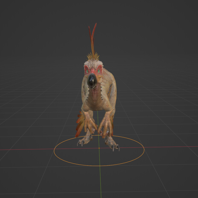 Kulu Ya Ku - Monster Hunter World 3D Model in Monster 3DExport