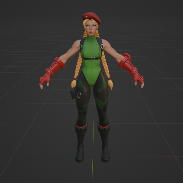 Cammy - Fortnite 3D Model in Woman 3DExport