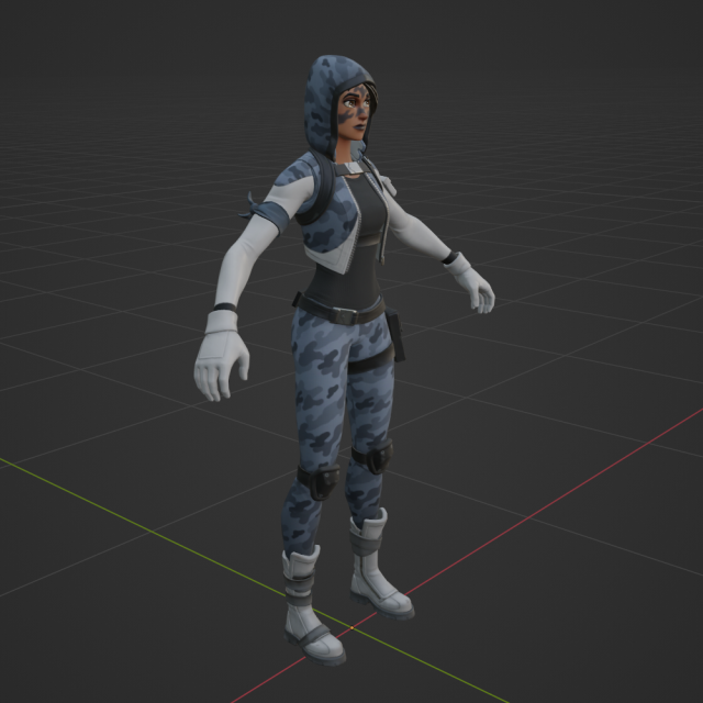 Hailstorm - Fortnite 3D Model in Woman 3DExport