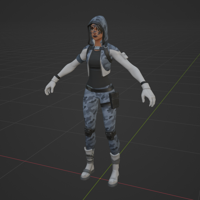 Hailstorm - Fortnite 3D Model in Woman 3DExport