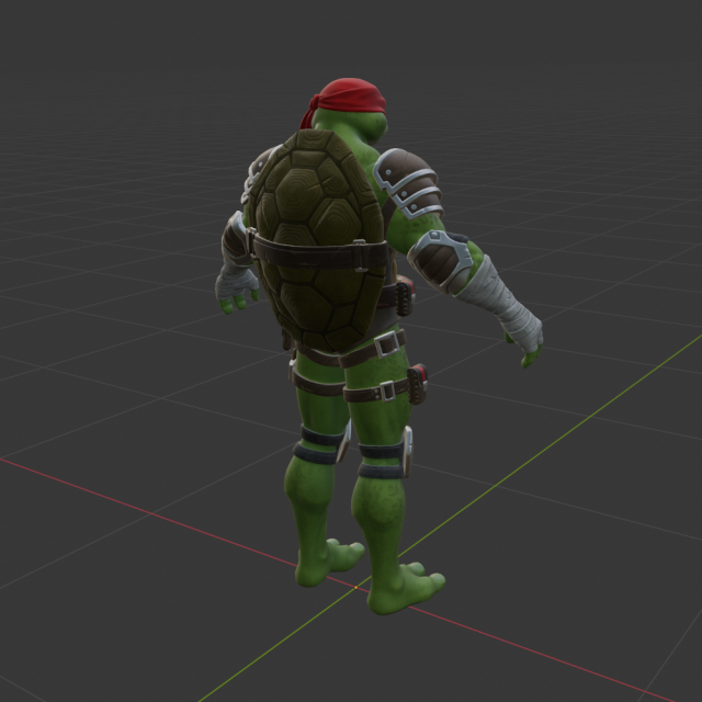 Raphael - Fortnite 3D Model in Cartoon 3DExport