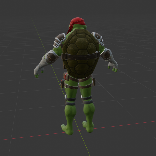 Raphael - Fortnite 3D Model in Cartoon 3DExport