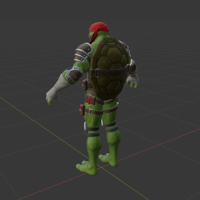 Raphael - Fortnite 3D Model in Cartoon 3DExport