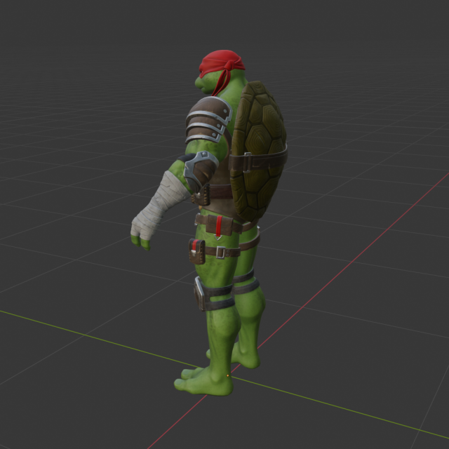 Raphael - Fortnite 3D Model in Cartoon 3DExport