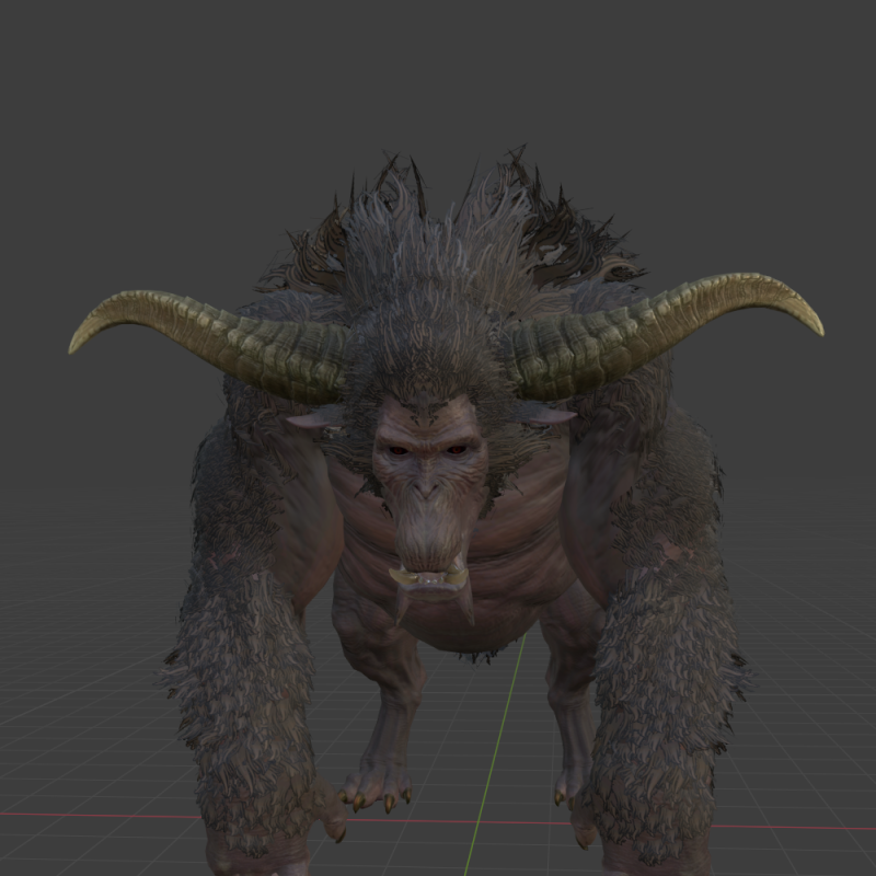 Rajang - Monster Hunter World Modelo 3D in Monstruo 3DExport