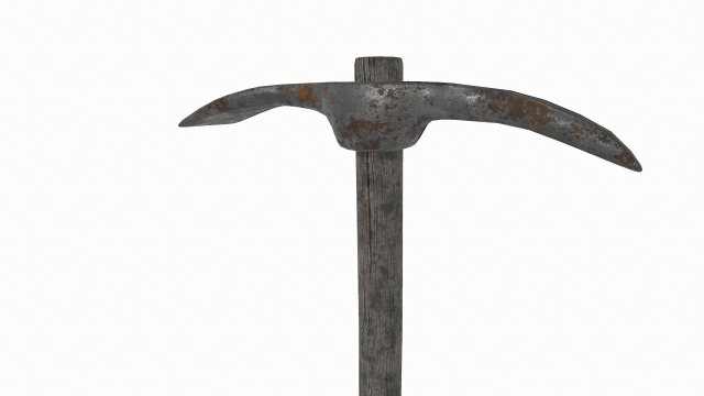 Pickaxe 3D Model in Tools 3DExport