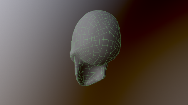 Human Skull Low Poly Low-poly 3D Model in Anatomy 3DExport