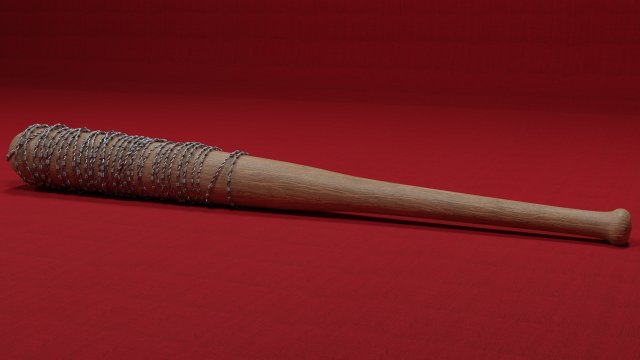 Lucille-The Walking dead 3D Model in Melee 3DExport