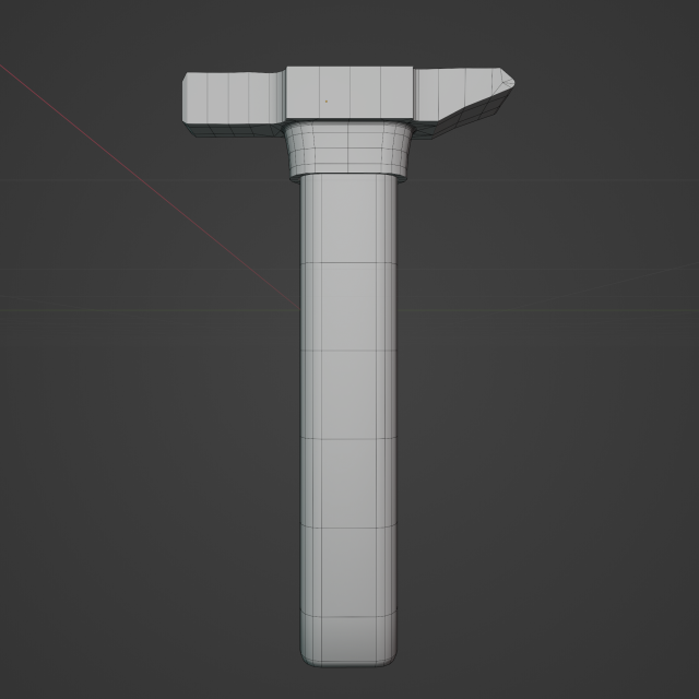 Hammer prop 3D Model in Tools 3DExport