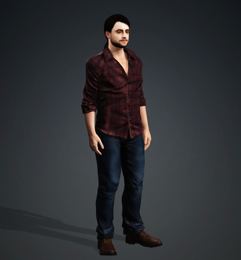 Daniel Radcliffe 3D Model in Man 3DExport