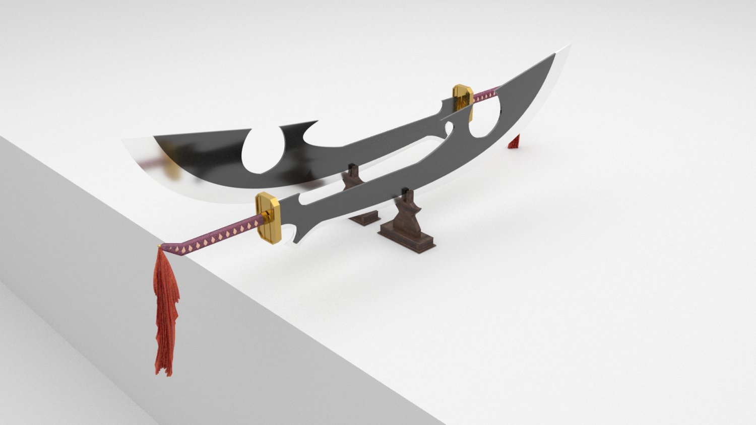 Katen Kyokotsu Zanpakuto Shunsui Bleach Kyoraku 3d Model In Melee 3dexport