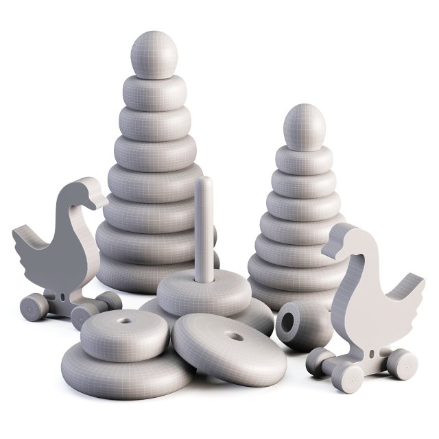 PYRAMID GURNEY TOY GOOSE 3D Model in Toys 3DExport