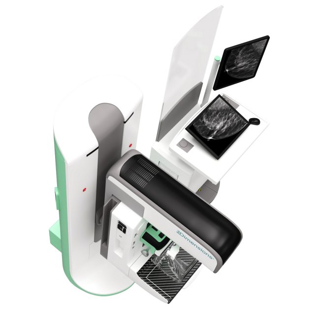 3dimensions Mammography System 3D Model in Medical Equipment 3DExport