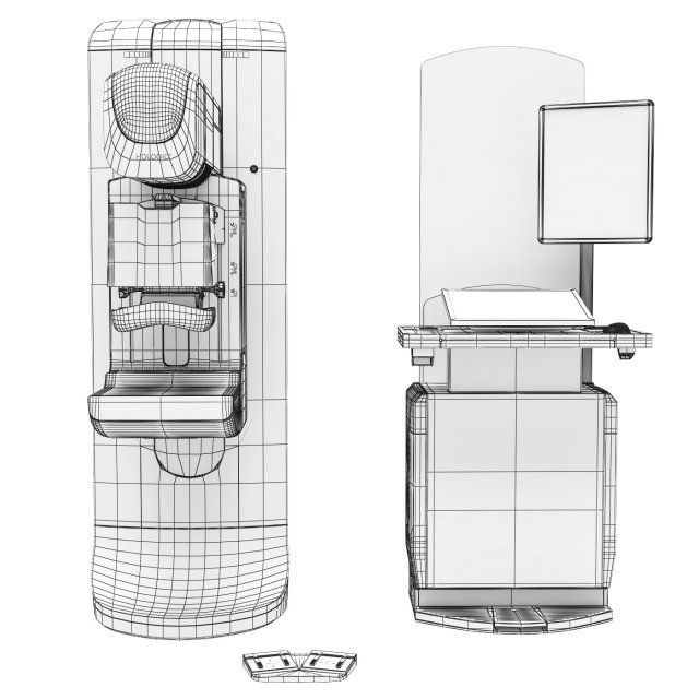 3dimensions Mammography System 3D Model in Medical Equipment 3DExport