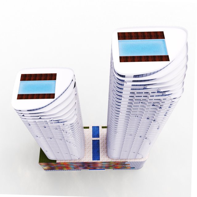 Brickell Heights building 3D Model in Buildings 3DExport