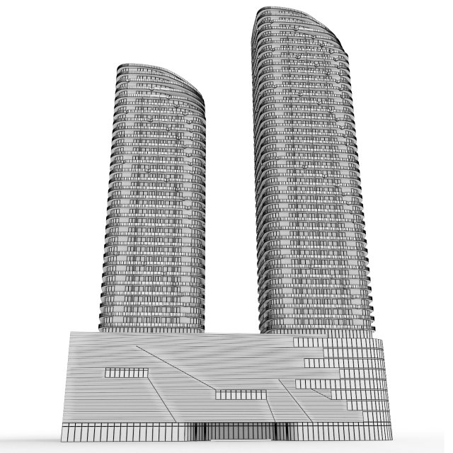 Brickell Heights building 3D Model in Buildings 3DExport