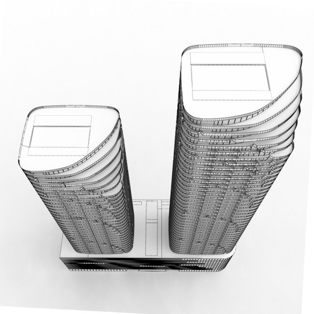 Brickell Heights building 3D Model in Buildings 3DExport