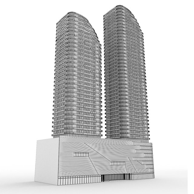 Brickell Heights building 3D Model in Buildings 3DExport