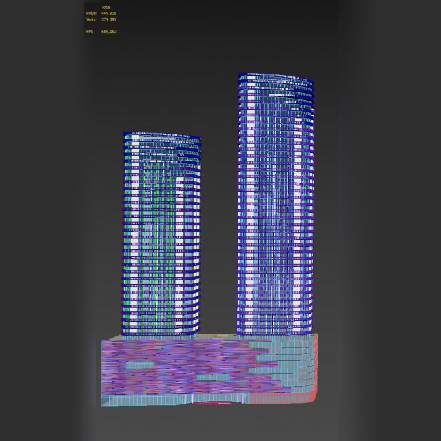 Brickell Heights building 3D Model in Buildings 3DExport