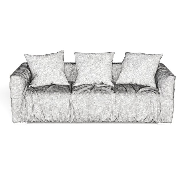 Cheese sofa 3D Model in Sofa 3DExport