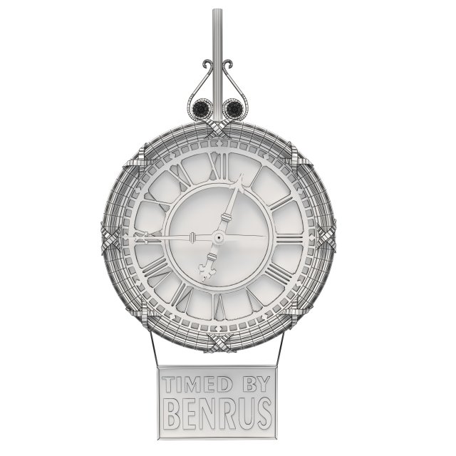 Bernus Clock column 3D Model in Miscellaneous 3DExport