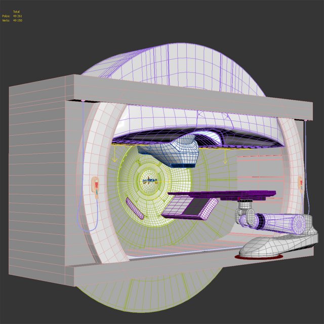 Varian Probeam 360 Proton Therapy System 3D Model in Medical Equipment ...