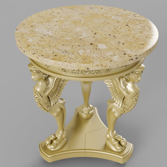 Angel table 3D Model in Table 3DExport