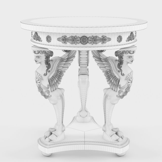 Angel table 3D Model in Table 3DExport