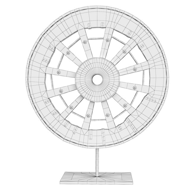 Antique wheel 3D Model in Other 3DExport