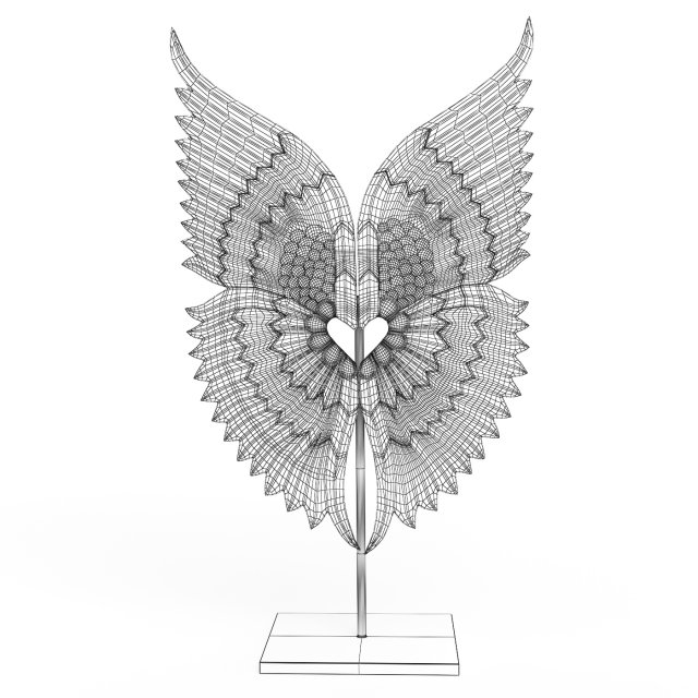 Angel wings 3D Model in Sculpture 3DExport