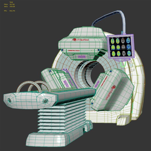 AnyScan Mediso TRIO imaging system 3D Model in Medical Equipment 3DExport