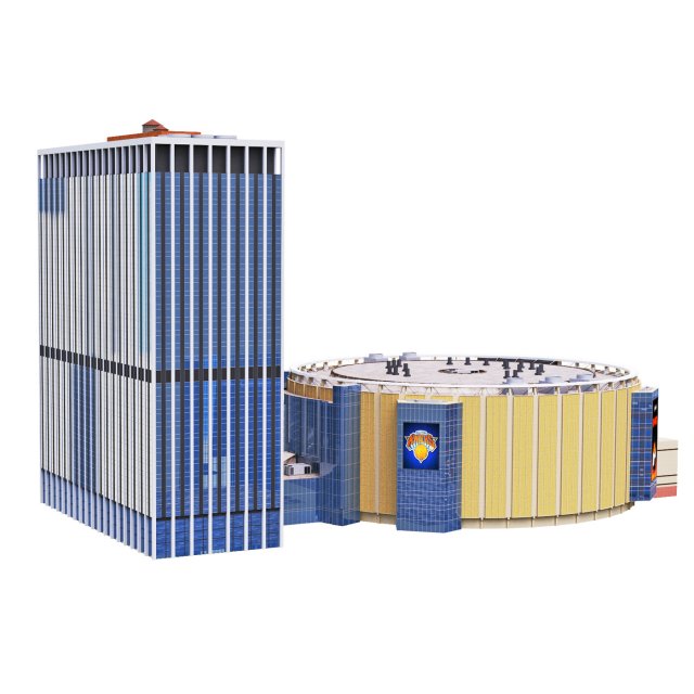 Madison Square Garden Building 3D Model in Buildings 3DExport