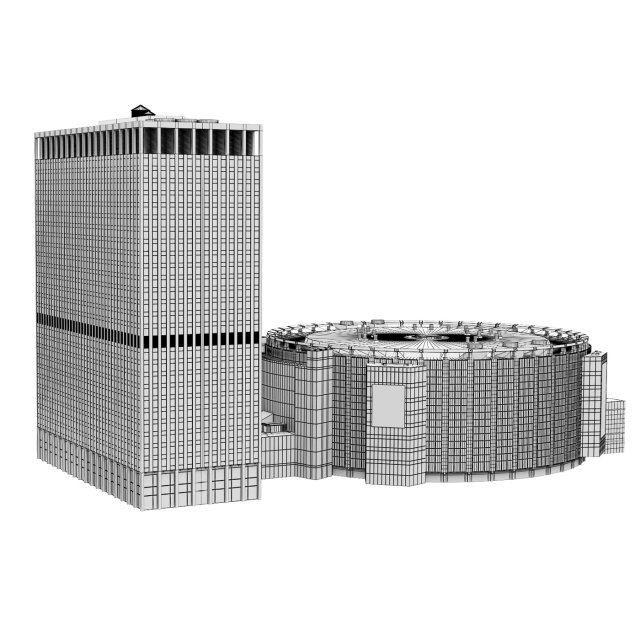 Madison Square Garden Building 3D Model in Buildings 3DExport