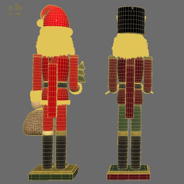 Nutcracker 3 3D Model in X-mas 3DExport