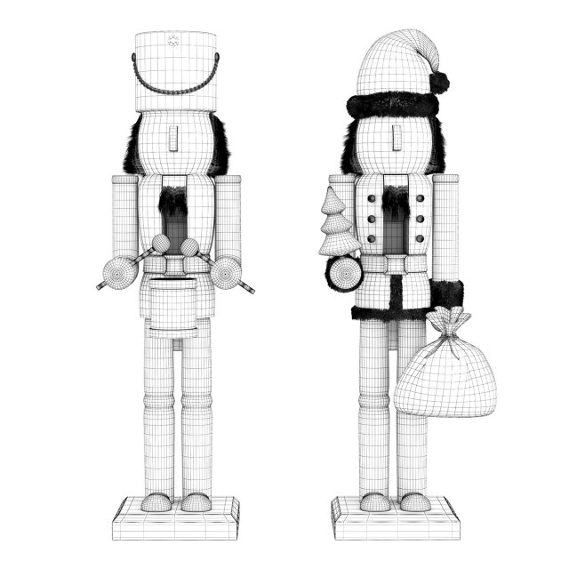 Nutcracker 3 3D Model in X-mas 3DExport