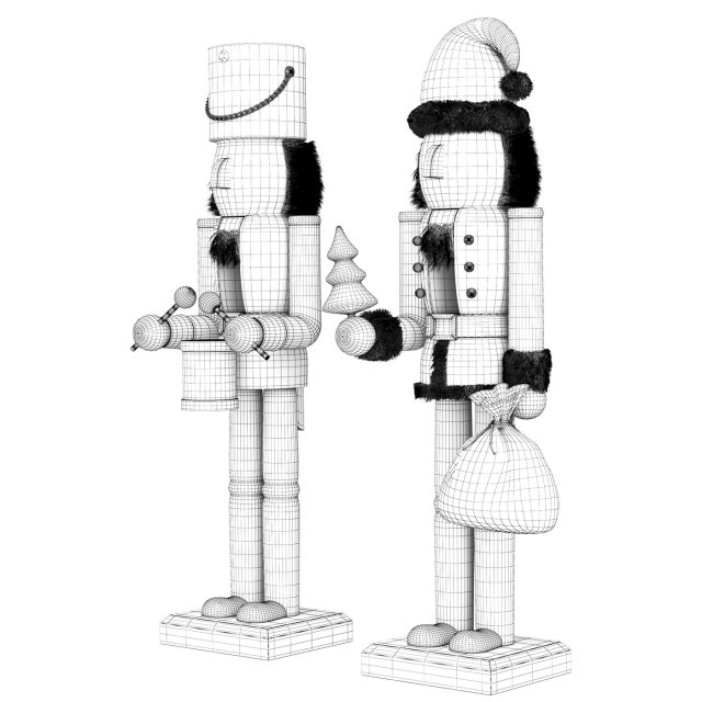 Nutcracker 3 3D Model in X-mas 3DExport