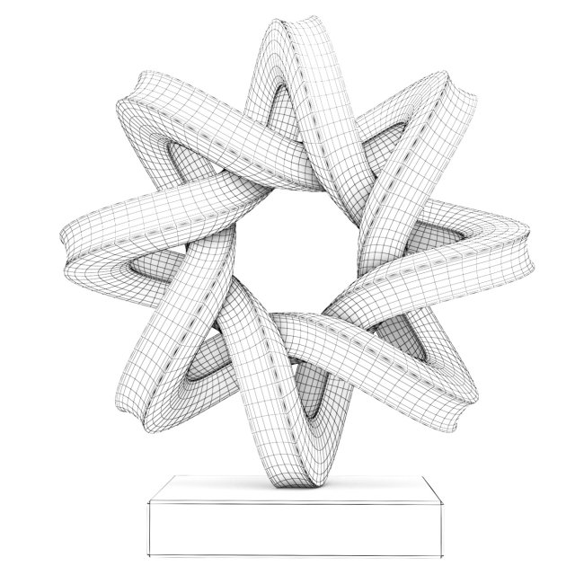 Modern sculpture 3D Model in Sculpture 3DExport