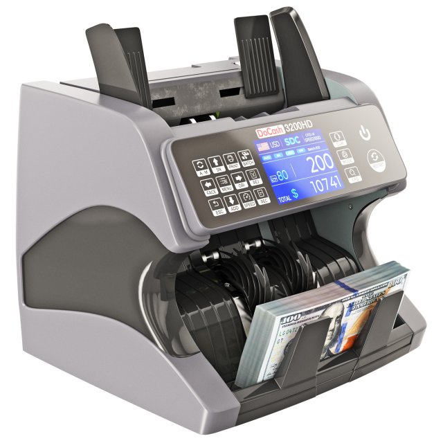 Banknote counter Docash 3200 HD 3D Model in Other 3DExport