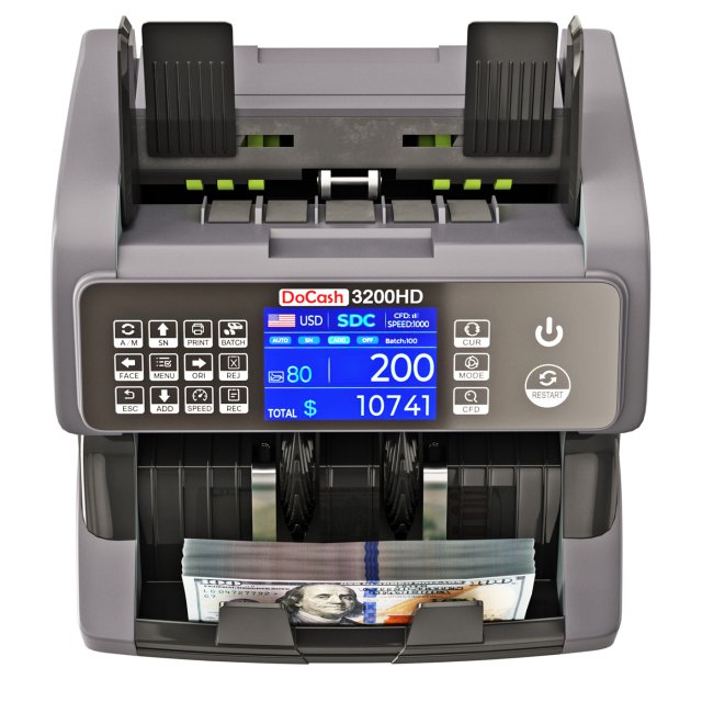 Banknote counter Docash 3200 HD 3D Model in Other 3DExport