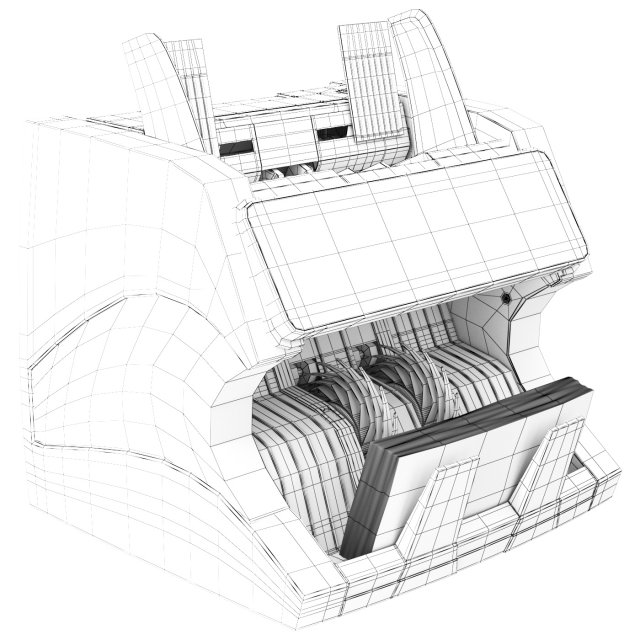 Banknote counter Docash 3200 HD 3D Model in Other 3DExport
