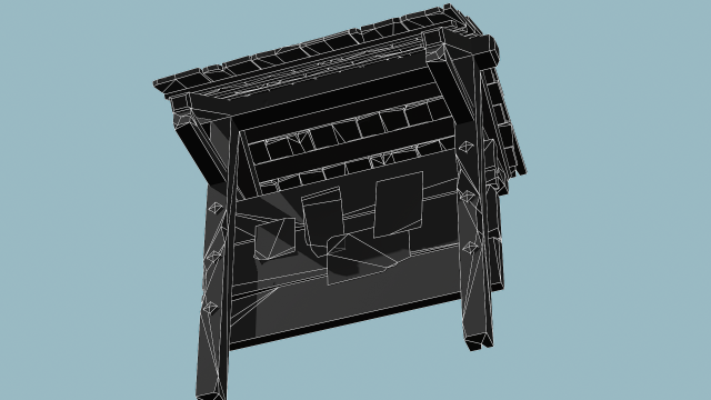 Stylized Notice Board - PBR Game Ready 3D Model in Terrain 3DExport