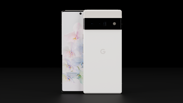 Google Pixel 6 Pro in Official Colors 3D Model in Phone and Cell Phone ...