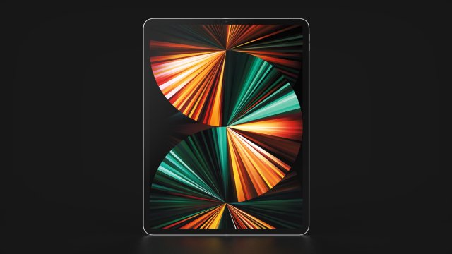 Apple iPad Pro M1 12 inch in Official Design and Colors 3D Model in ...
