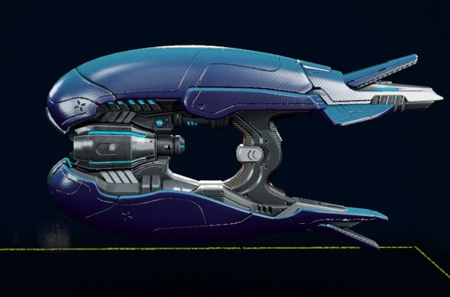3D Halo Plasma Rifle 3D Model in Submachine Guns 3DExport