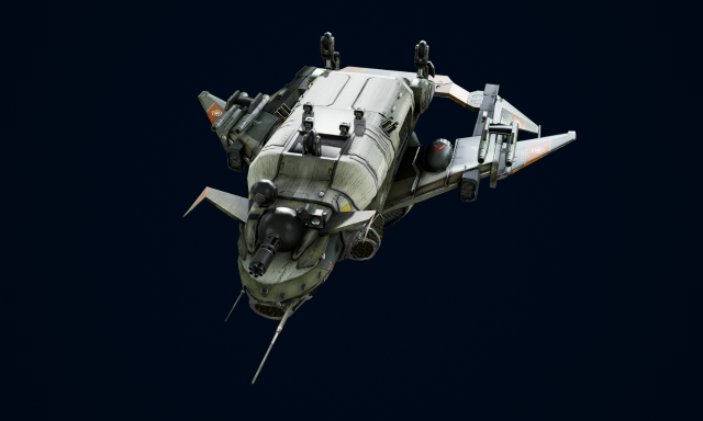 Crow Dropship Quad 3D Model in Battleship 3DExport