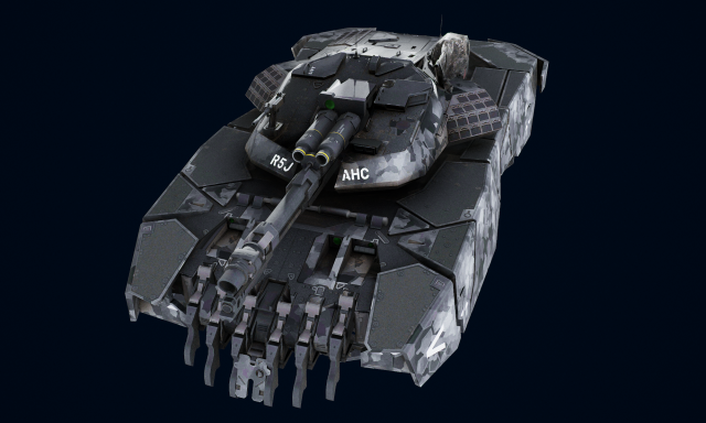 T470 Hover Tank 3D Model in Tank 3DExport