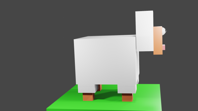 Lamb 3D Model in Sheep 3DExport