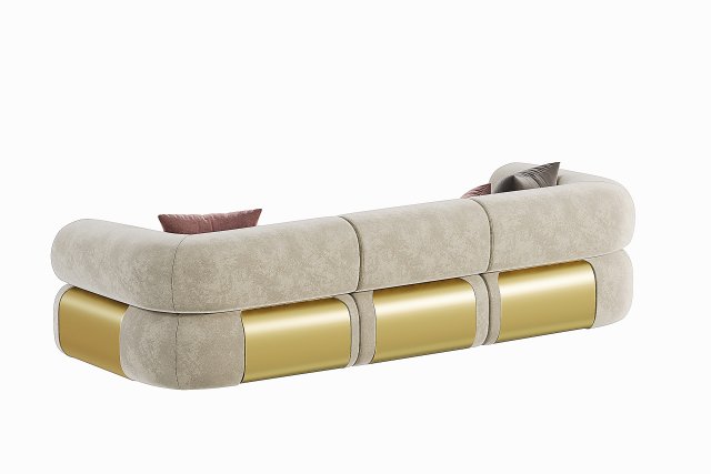 Fitzgerald Modular Sofa 3D Model in Sofa 3DExport
