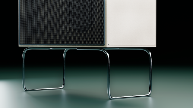 Audio System 3D Model in Audio 3DExport